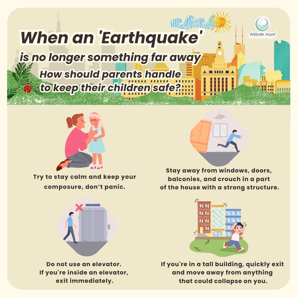 how to handle earthquakes to keep your children safe ...
